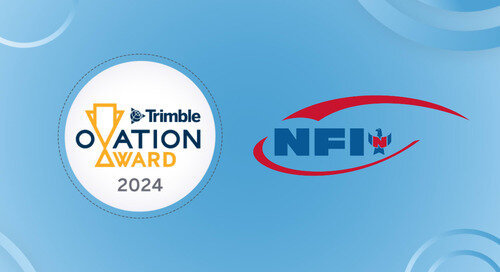 Trimble celebrates NFI with 2024 Trimble Ovation Award for ...